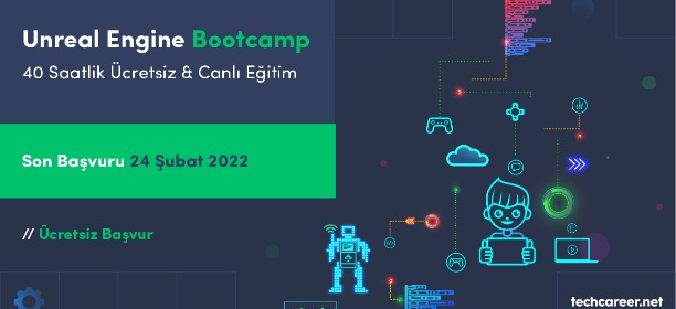 techcareer.net Unreal Engine Bootcamp İş İlanı - Kariyer.net